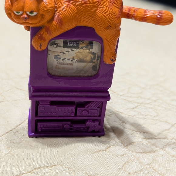 Toys | Garfield Orange And Purple Figurine | Poshmark